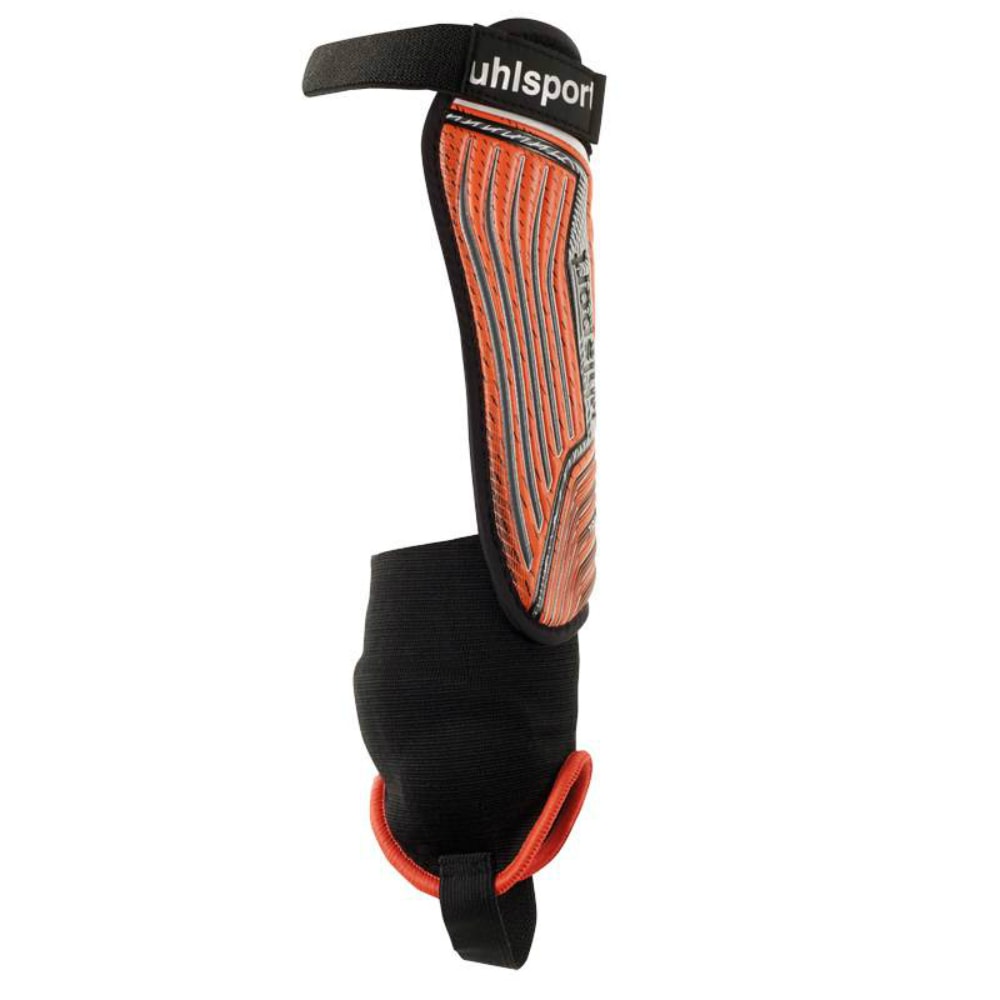 Uhlsport TIBIA PLATE PRO Benskinner Fluo red/anthracite/black ...