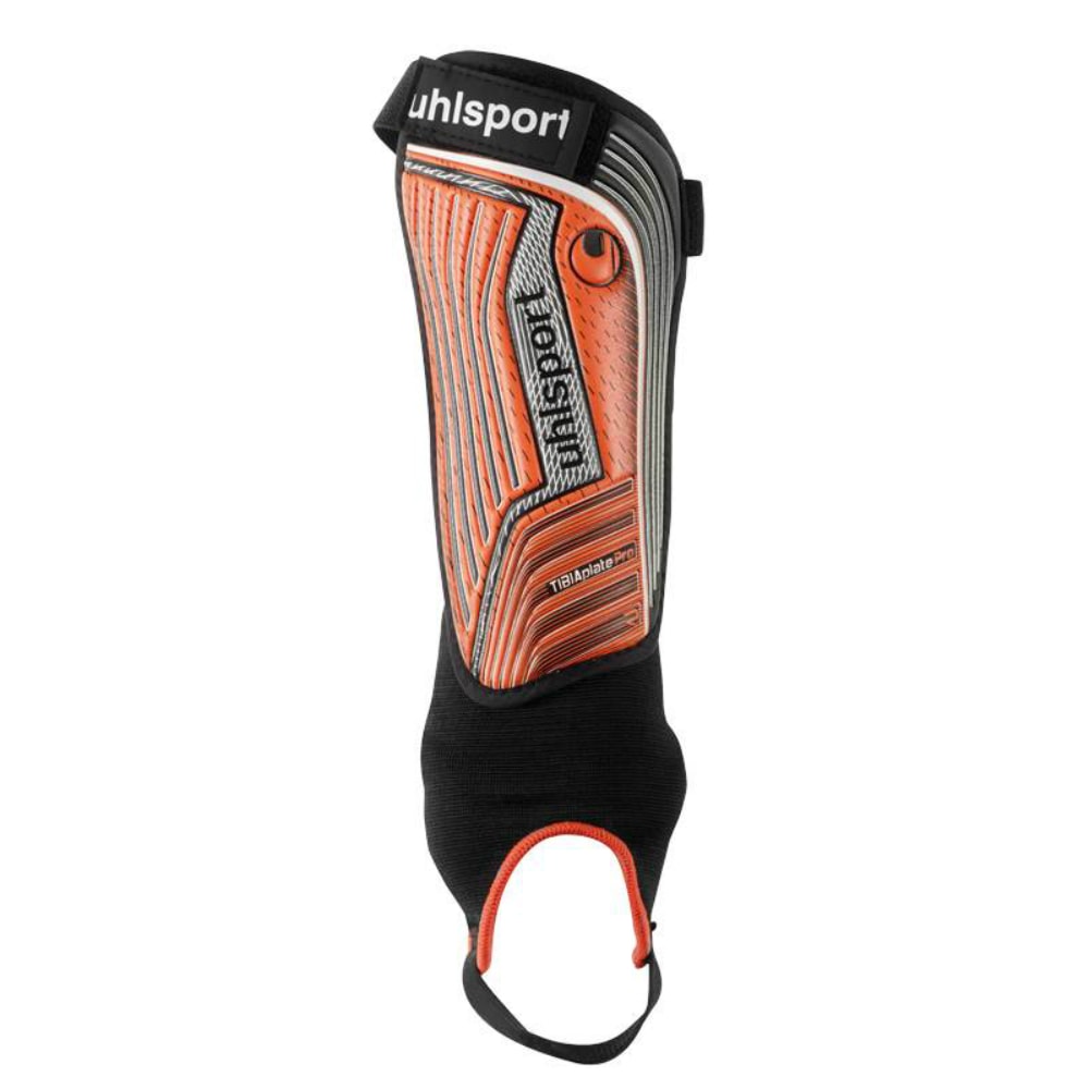Uhlsport TIBIA PLATE PRO Benskinner Fluo red/anthracite/black ...